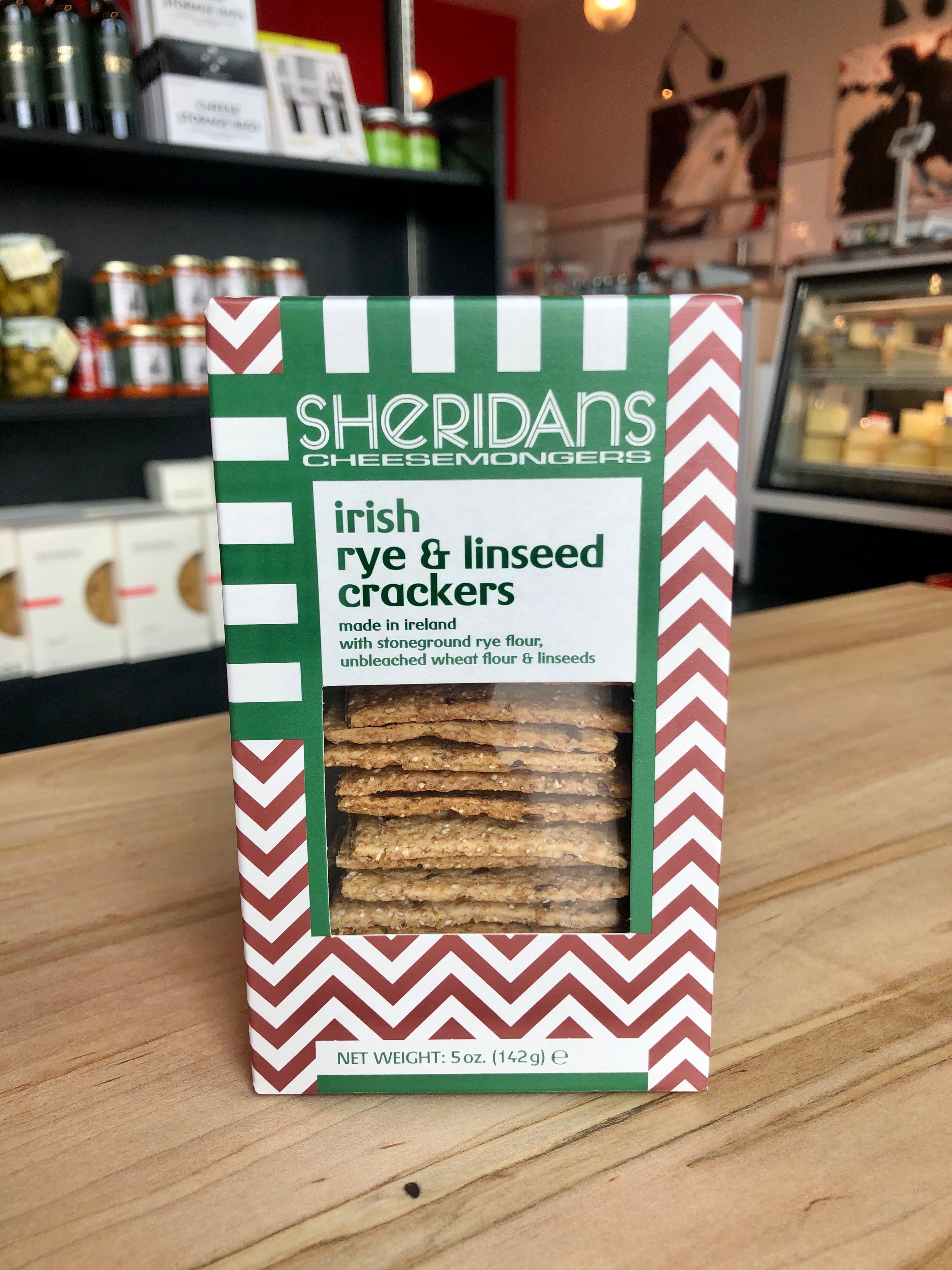 Sheridan's Irish Rye & Linseed Crackers | ARTISAN CHEESE COMPANY