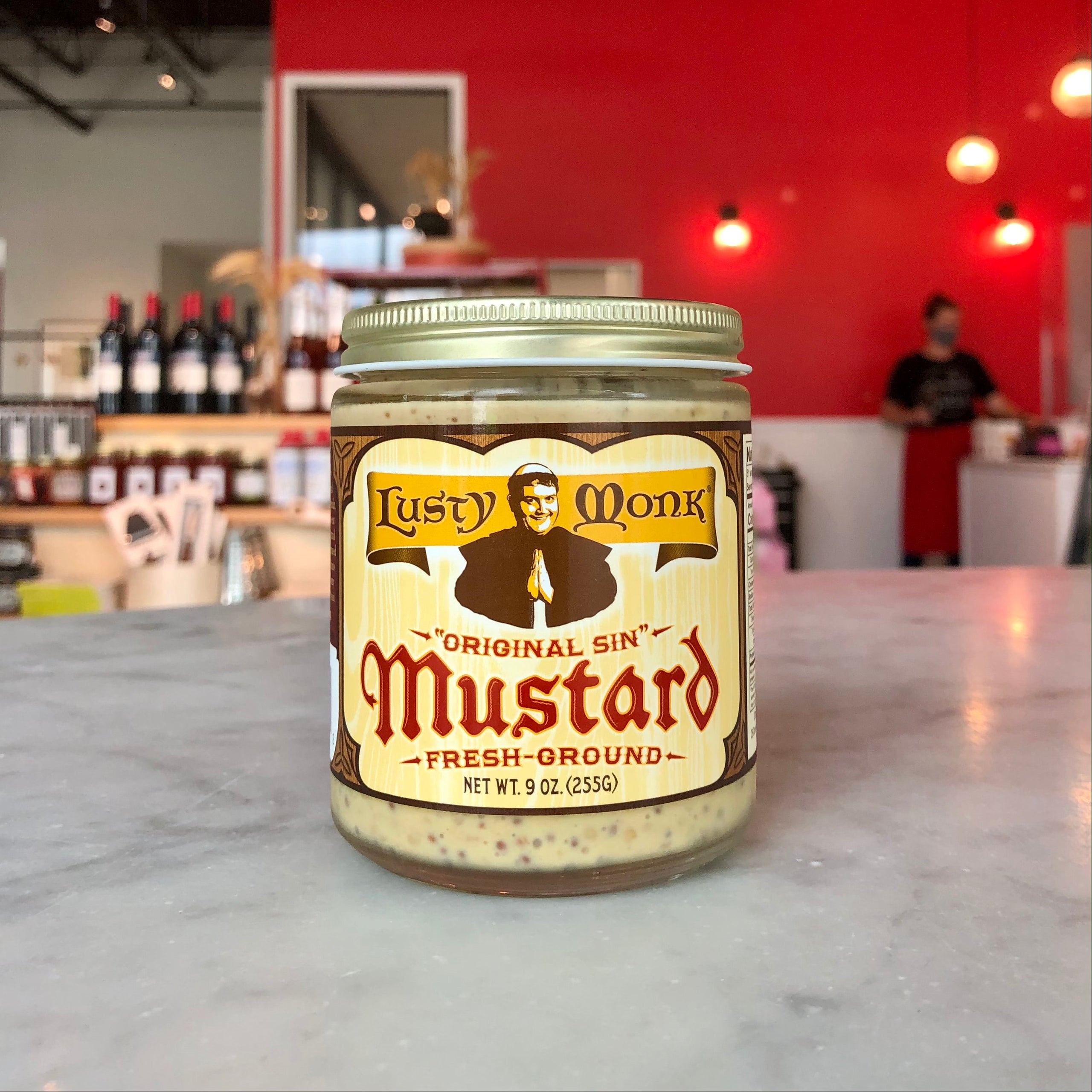 Lusty Monk Mustard Original 9 oz | ARTISAN CHEESE COMPANY