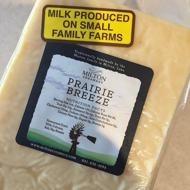Prairie Breeze, Milton Creamery, IA, Cow, VR | ARTISAN CHEESE COMPANY